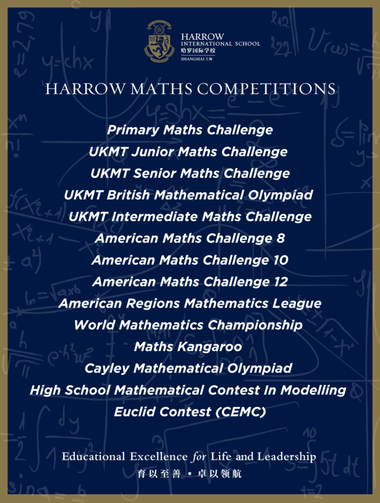 Maths Learning Journey - Harrow Shanghai